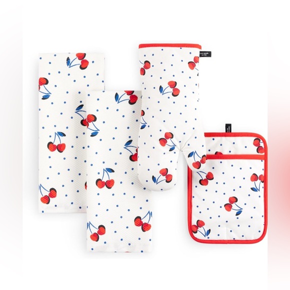 kate spade | Kitchen | Kate Spade Cherry Kitchen Towel Gift Set | Poshmark